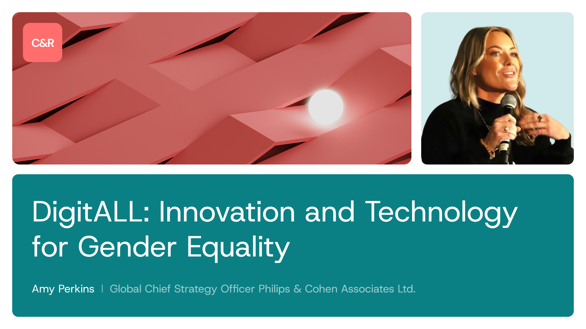 DigitALL: Innovation and Technology for Gender Equality (On-Demand ...